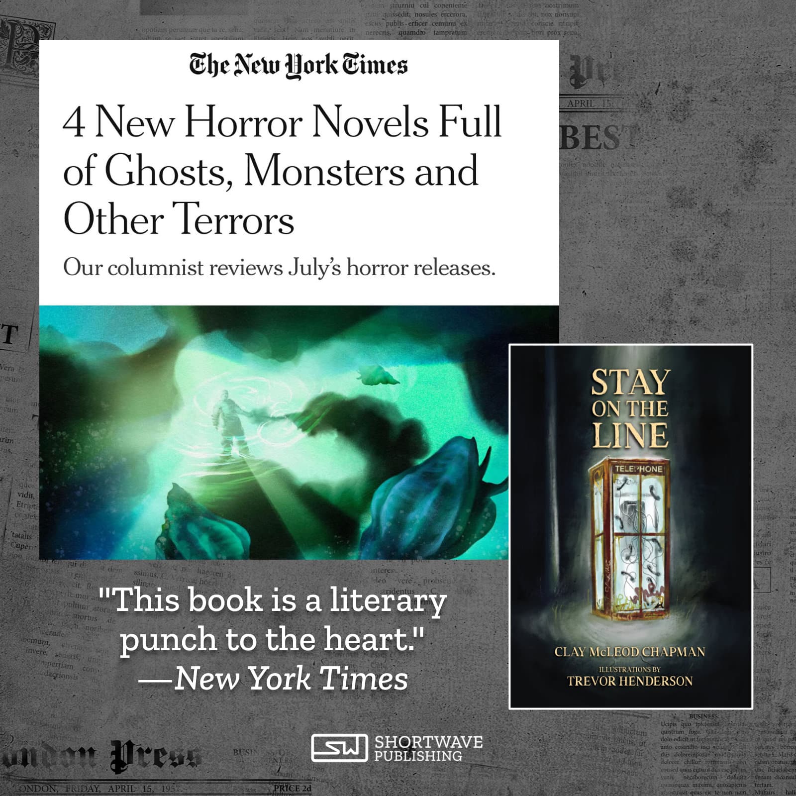 The New York Times praises STAY ON THE LINE - Shortwave Publishing