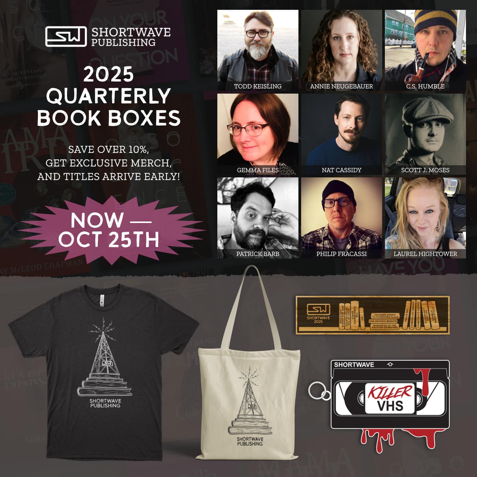 Shortwave Launches 2025 Quarterly Book Box! - Shortwave Publishing