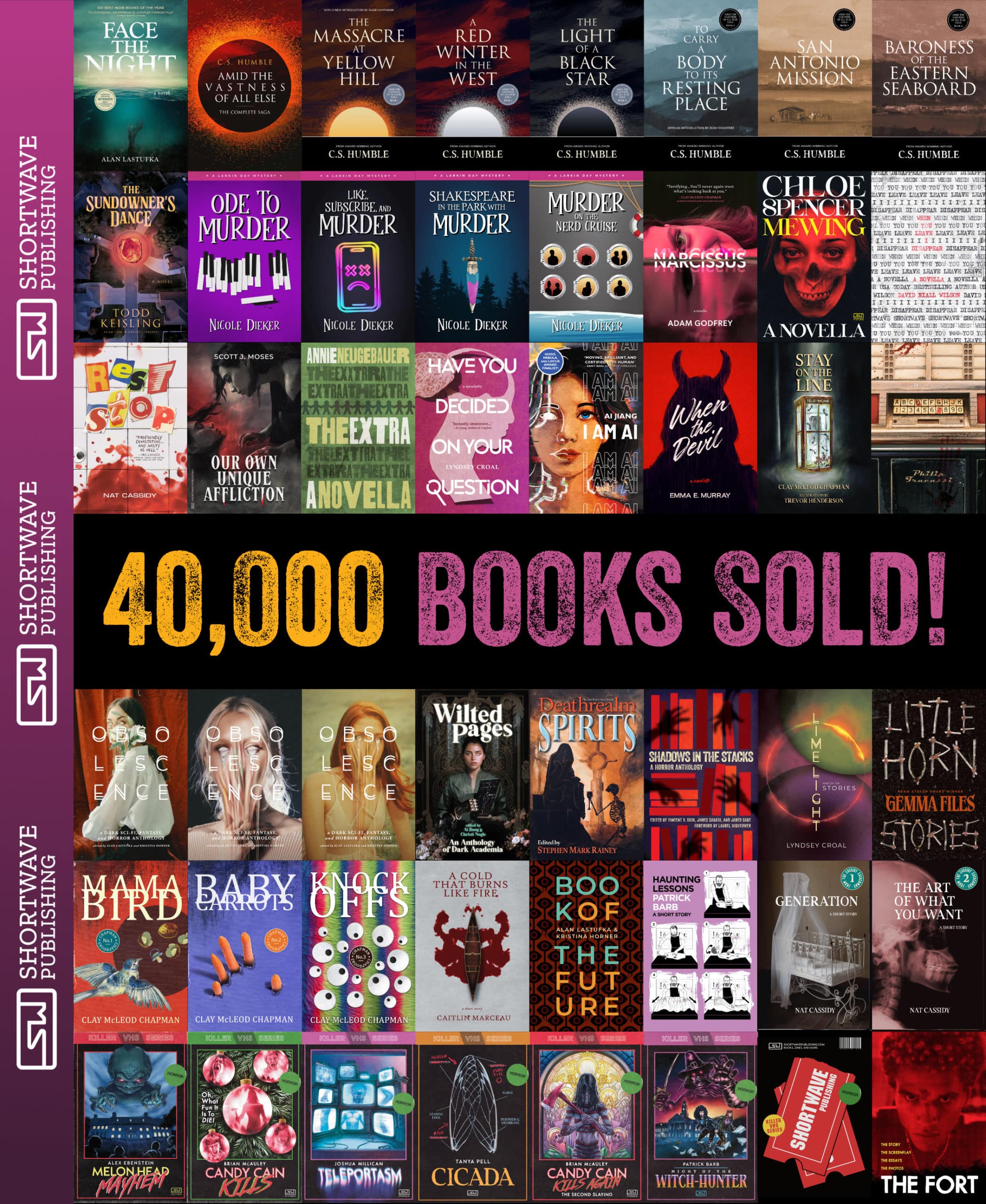 Celebrating 40,000 Books Sold - Shortwave Publishing
