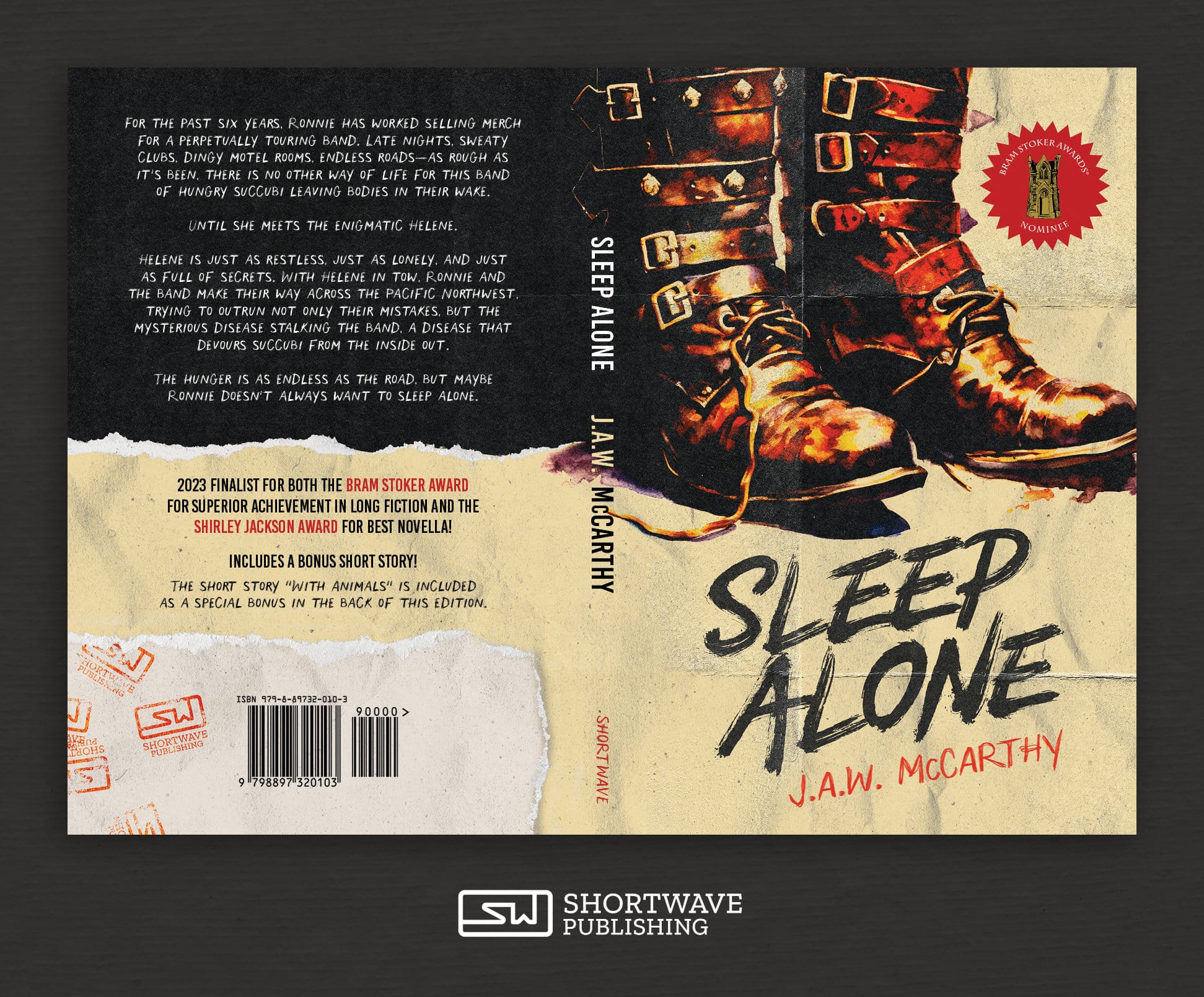 Cover Reveal - SLEEP ALONE - Shortwave Publishing